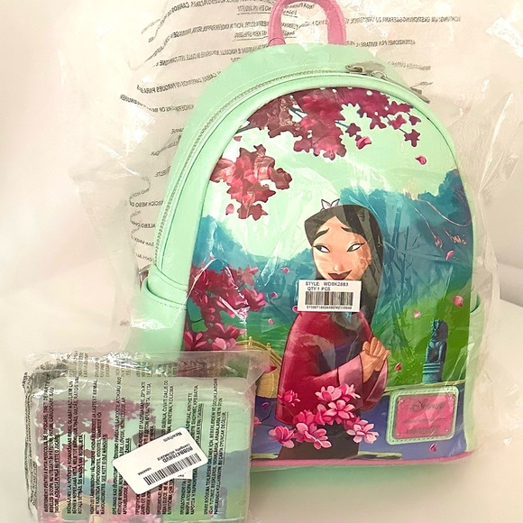 Loungefly | Bags | Loungefly Mini Backpack W Wallet Disney Mulan 25th ...